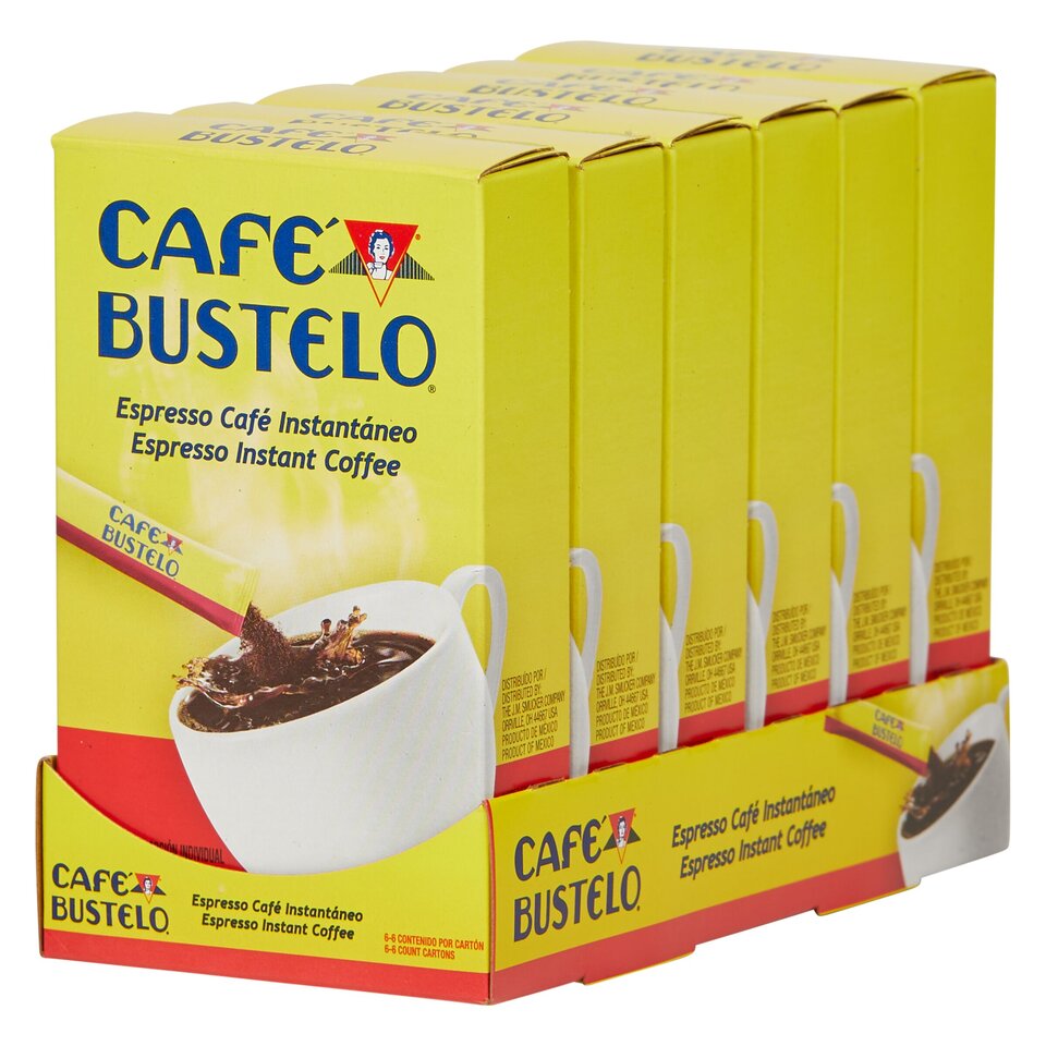 Café Bustelo 0.55 Ounce Caffeinated Instant 6 Count Packet