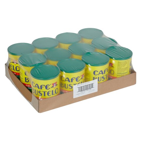 Café Bustelo 10 Ounce Decaffeinated Canister 12 Count Case