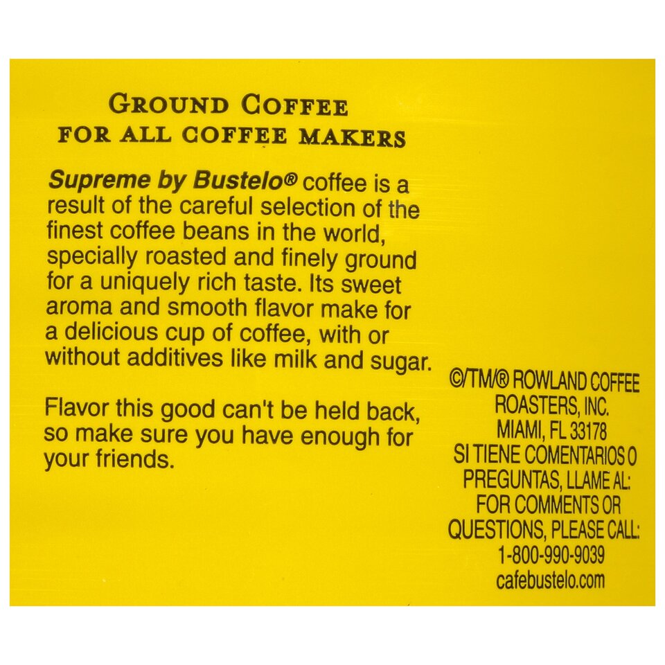 Café Bustelo 10 Ounce Supreme Can