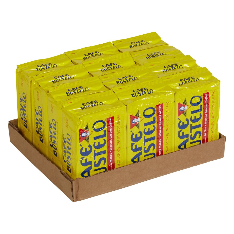 Café Bustelo 16 Ounce Brick 12 Count Case