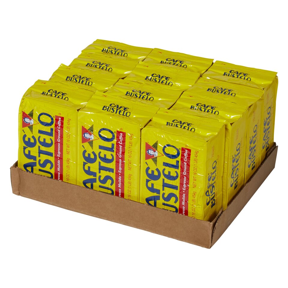 Café Bustelo 16 Ounce Brick 12 Count Case