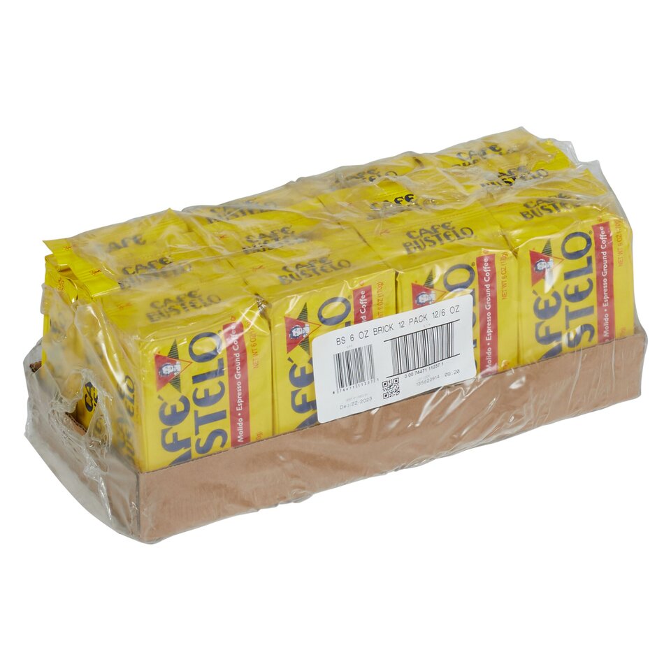 Bustelo 6 Ounce Brick 12 Pack 12 Count Case