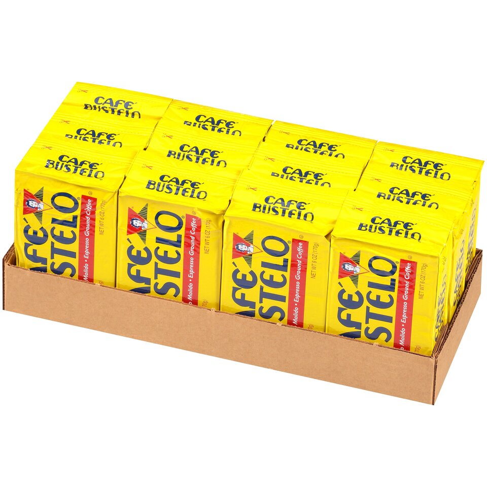 Bustelo 6 Ounce Brick 12 Pack 12 Count Case