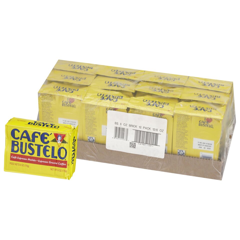 Bustelo 6 Ounce Brick 12 Pack 12 Count Case