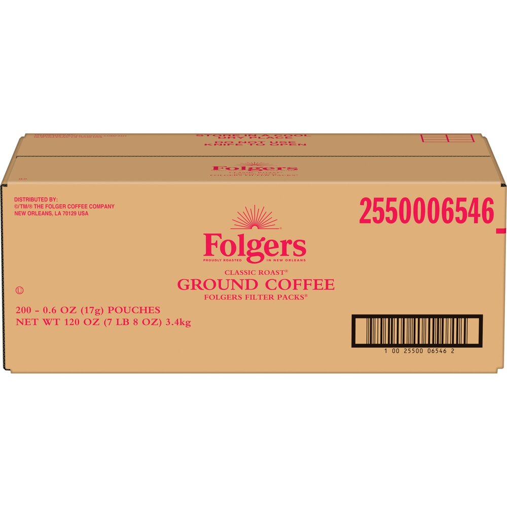Folgers 0.6 Ounce Classic In-Room 200 Count Case