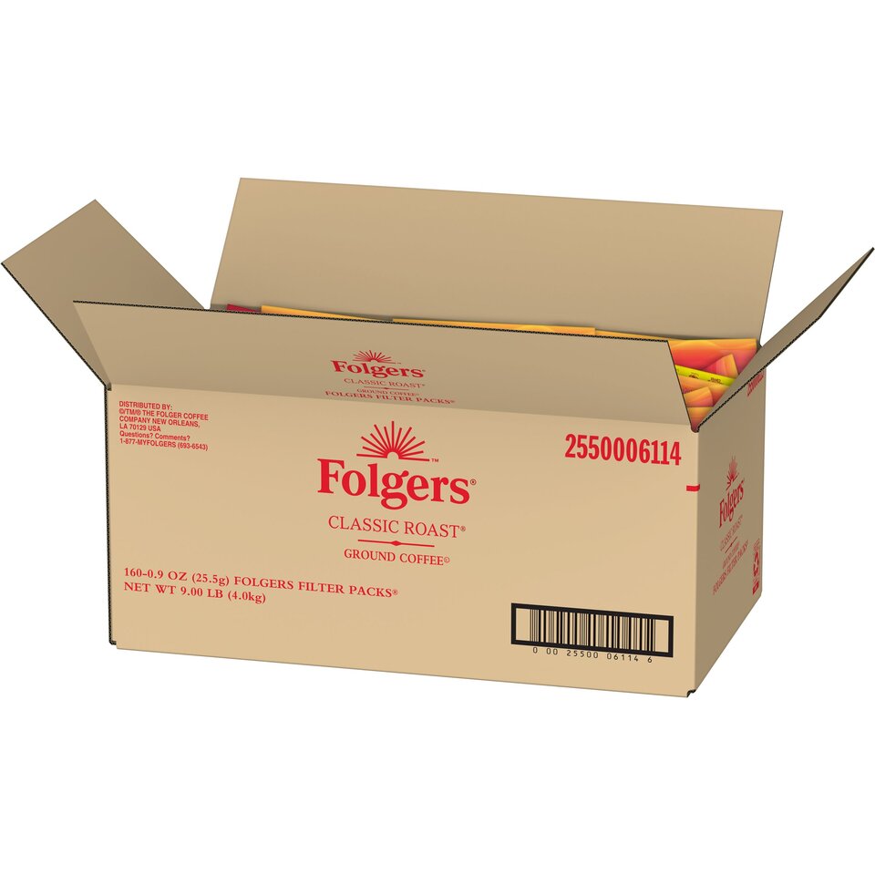 Folgers 0.9 Ounce Caffeine Regular Filter Pack