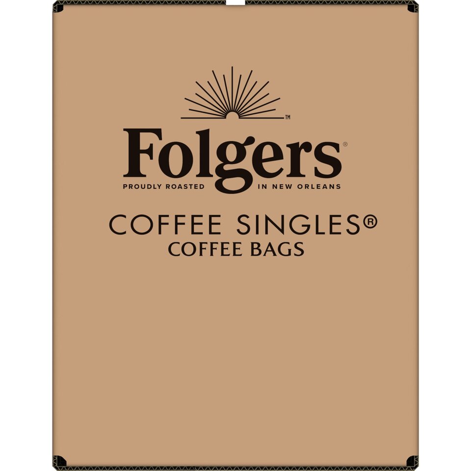 Folgers 3 Ounce Decaffeinated Singles 19 Count Regular