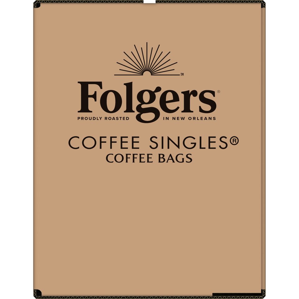 Folgers 3 Ounce Decaffeinated Singles 19 Count Regular