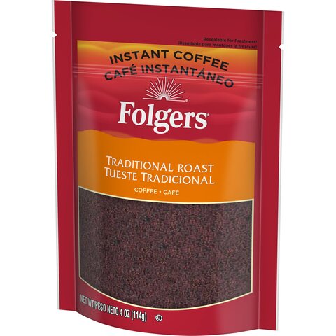 Folgers 4 Ounce Traditional Roast Instant 24 Count Case