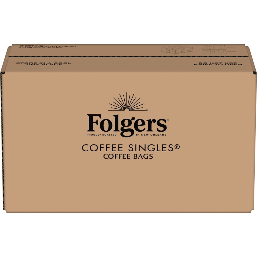 Folgers 6 Ounce 38 Count Caffeine Singles Regular