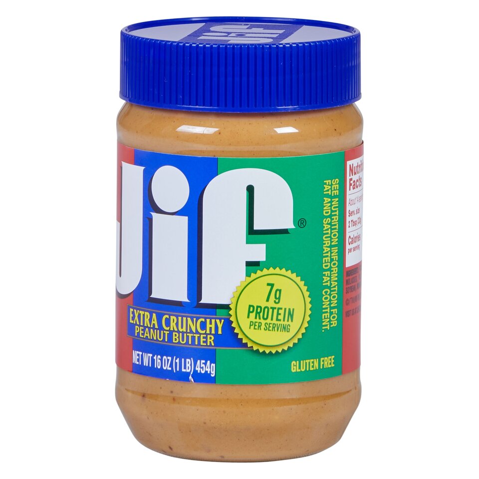 Jif 16 Ounce Crunchy Peanut Butter