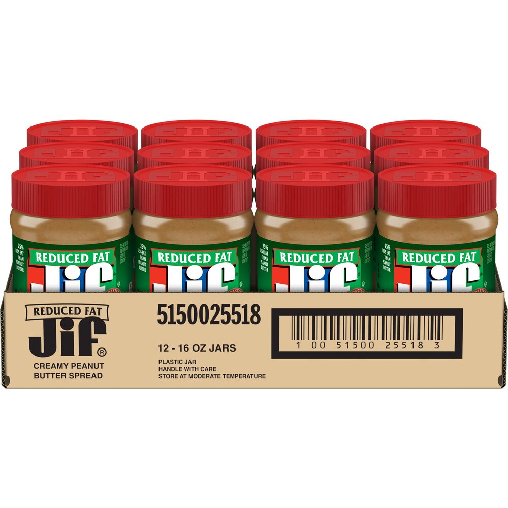 Jif 16 oz Reduced Fat Creamy Peanut Butter