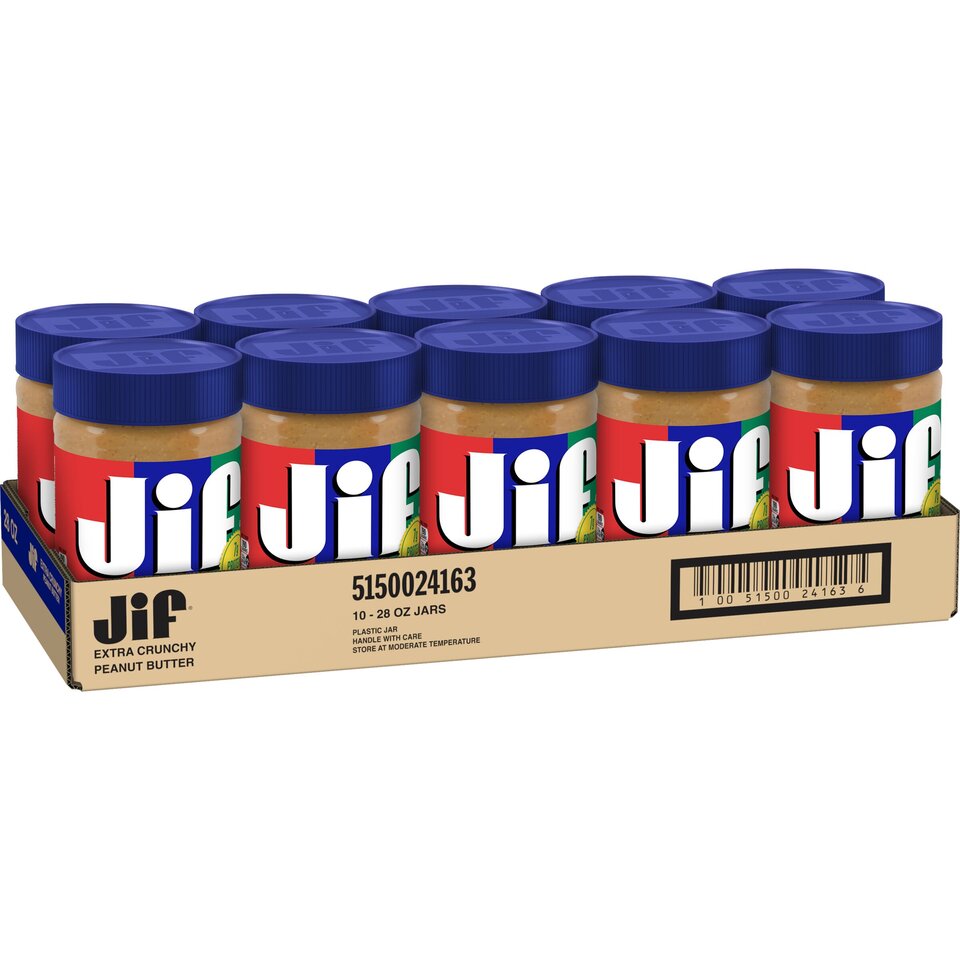 Jif 28 Ounce Crunchy Peanut Butter