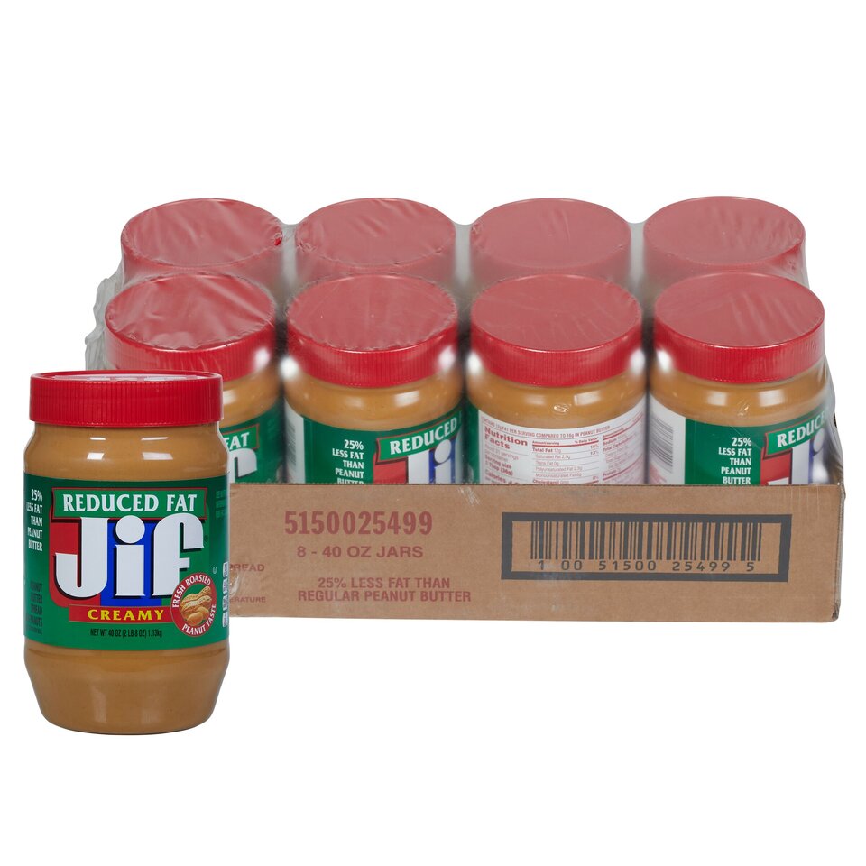 Jif 40 Ounce Reduced Fat Creamy Peanut Butter
