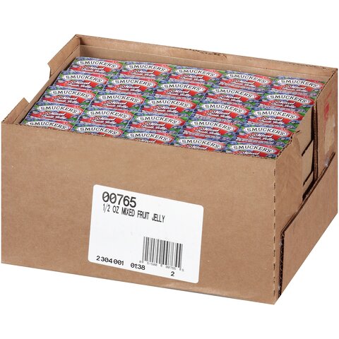 Smucker's 1/2 Ounce Mixed Fruit Jelly Plastic