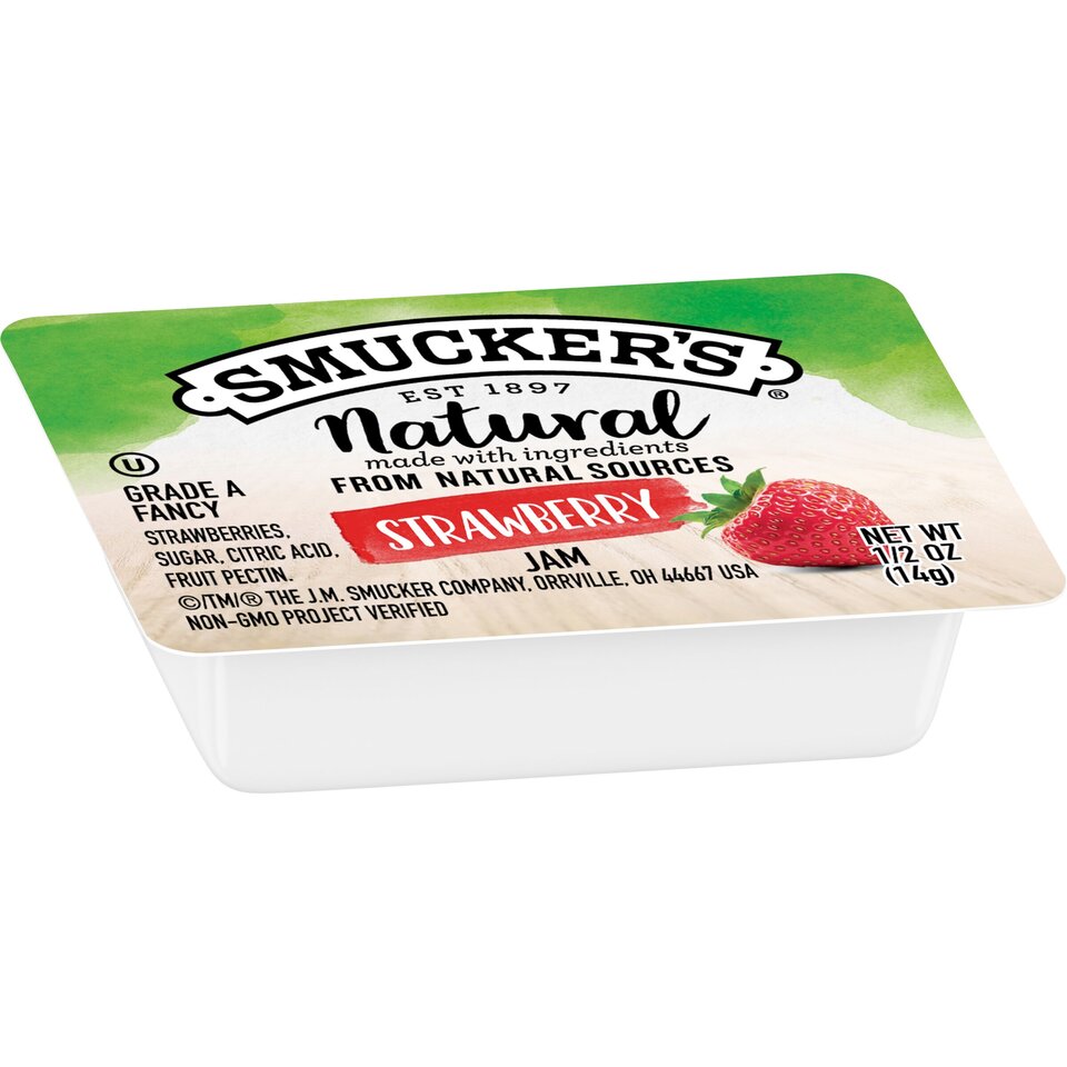 Smucker's 1/2 Oz Nat Strawberry Jam